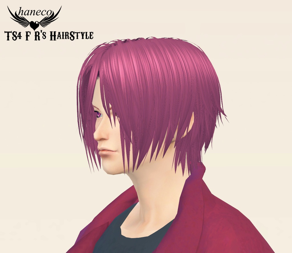 TS4 F R's HairStyle - HANECO's BOX - BOOTH