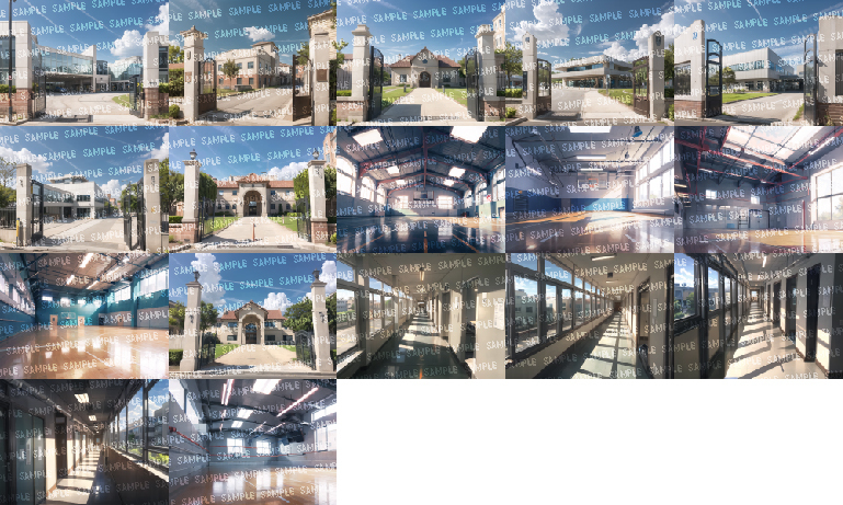 【背景280枚】学校｜差分あり（ゲーム/TRPG/CoC/ココフォリア） - sozaiya-create - BOOTH