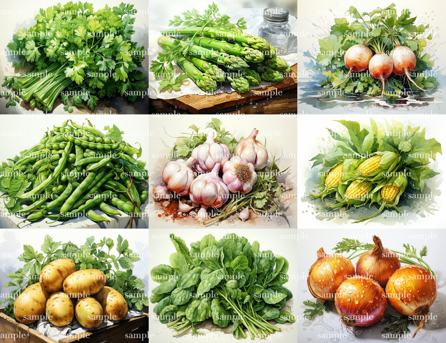 【透過素材38点】野菜（svg/png/pdf） - sozaiya-create - BOOTH