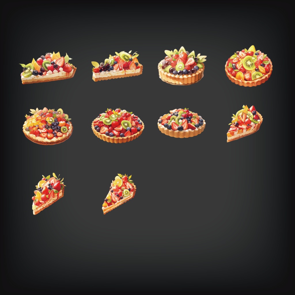 【透過50点】ケーキ素材セット【png】 - sozaiya-create - BOOTH