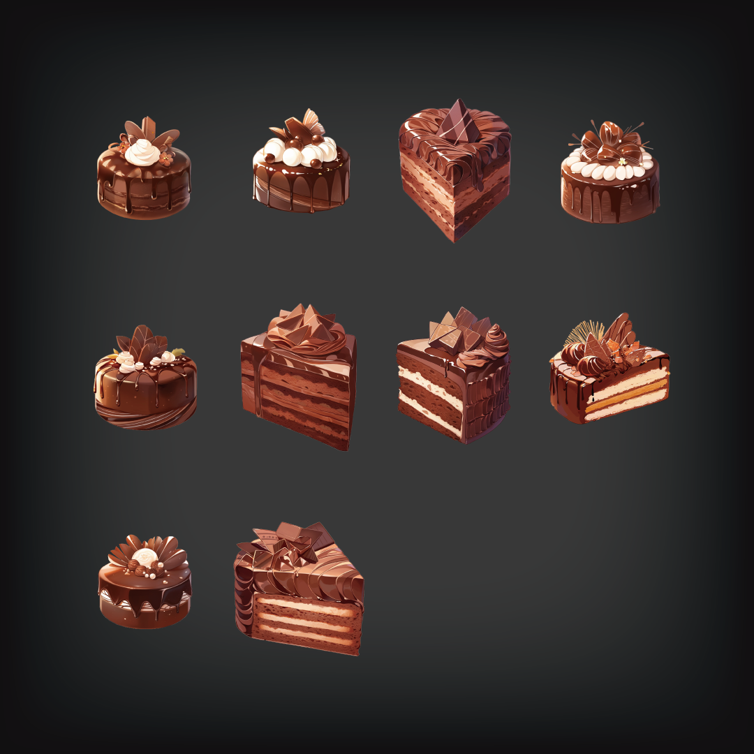 【透過50点】ケーキ素材セット【png】 - sozaiya-create - BOOTH
