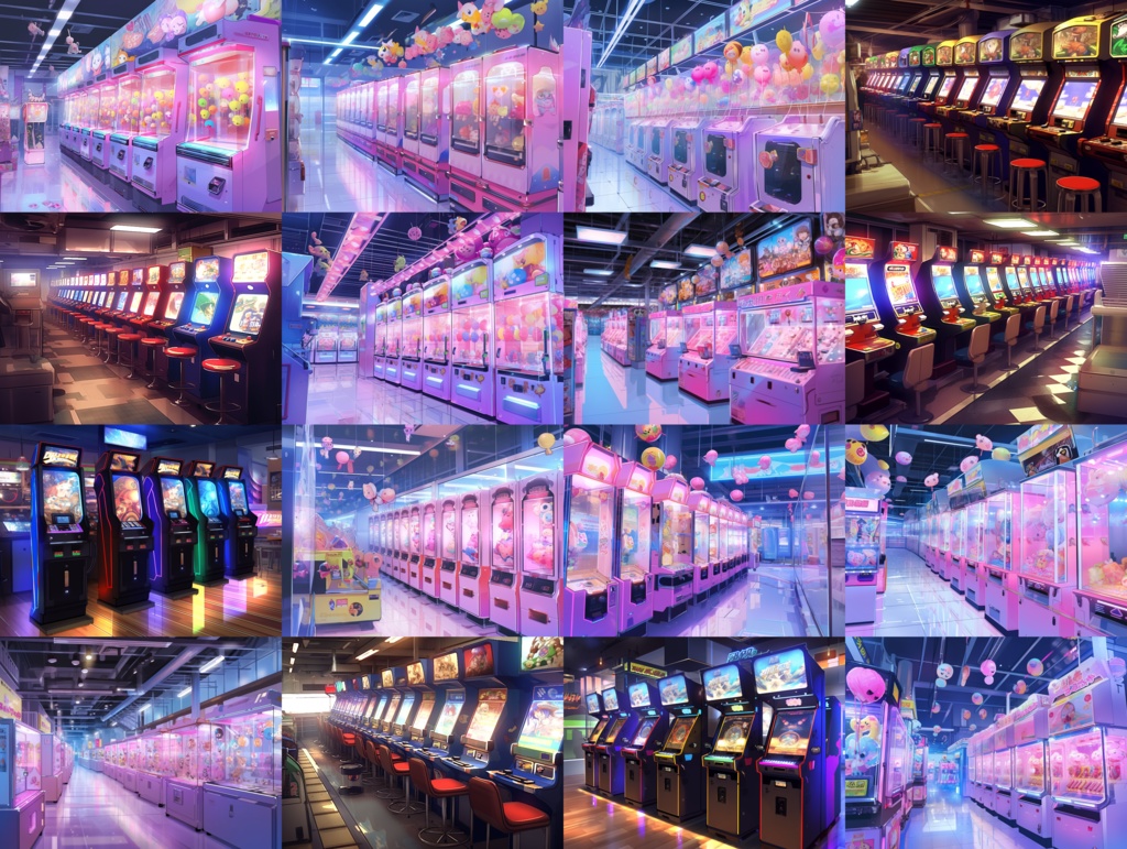 【50枚png】ゲームセンターの背景素材【ゲーム/TRPG背景素材/CoC/ココフォリア】 - sozaiya-create - BOOTH