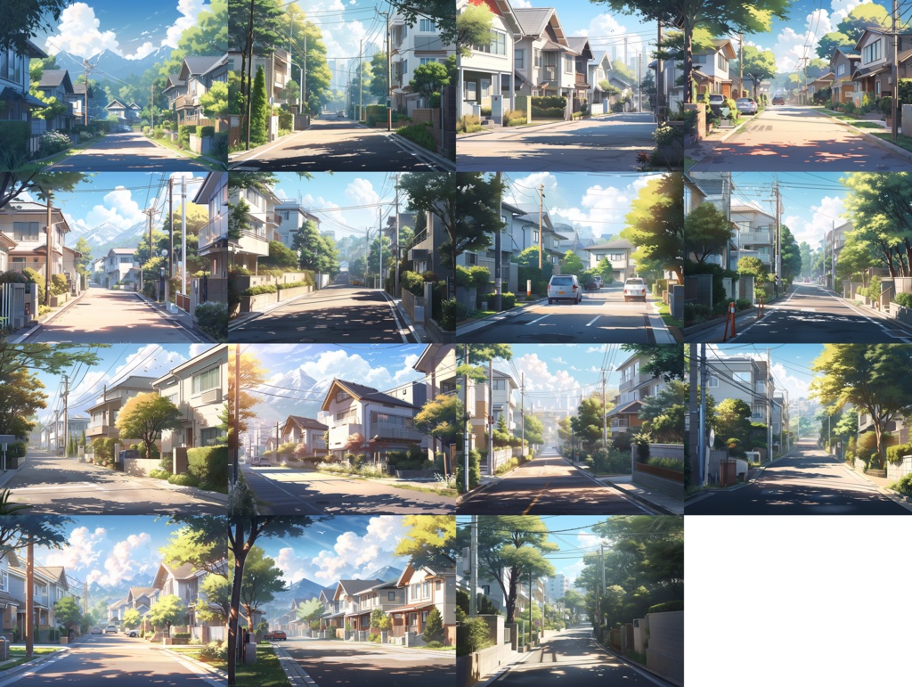 【背景素材】住宅街150枚【ゲーム/TRPG背景素材/CoC/ココフォリア】 - sozaiya-create - BOOTH