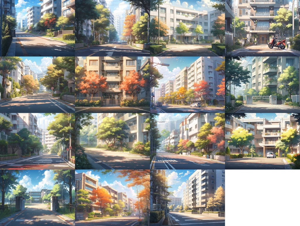 【背景素材】住宅街150枚【ゲーム/TRPG背景素材/CoC/ココフォリア】 - sozaiya-create - BOOTH