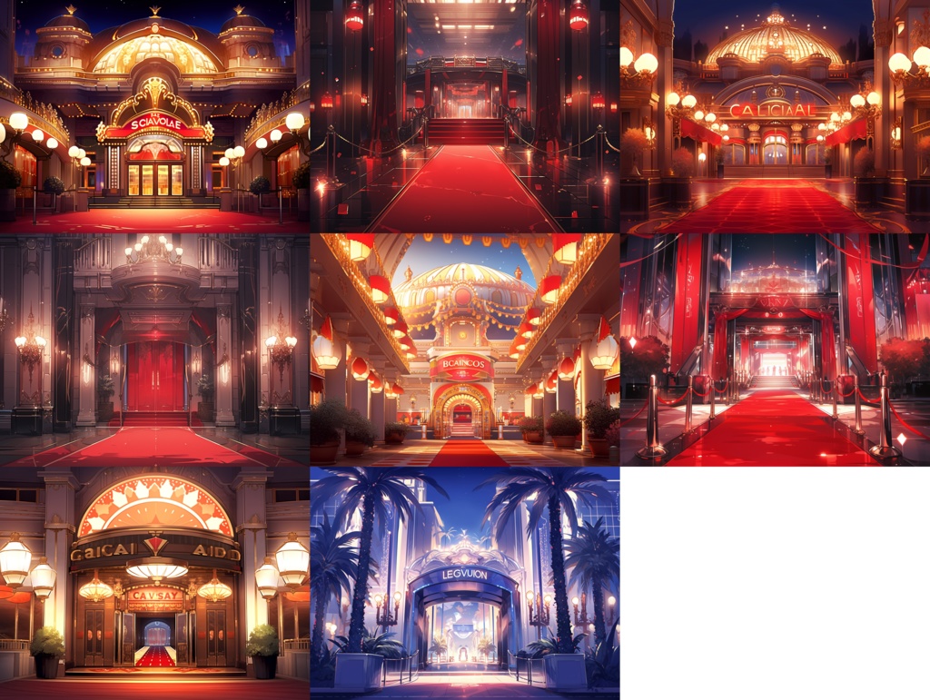 【背景素材60枚】カジノ/ラスベガス【ゲーム/TRPG背景素材/CoC/ココフォリア】 - sozaiya-create - BOOTH