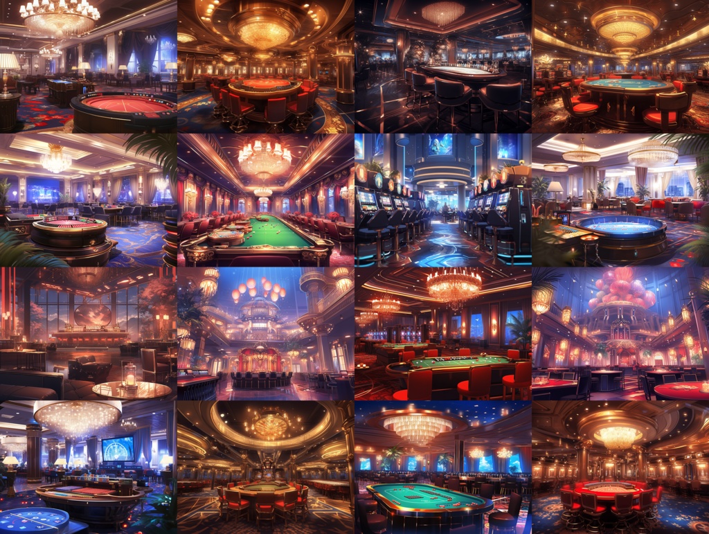 【背景素材60枚】カジノ/ラスベガス【ゲーム/TRPG背景素材/CoC/ココフォリア】 - sozaiya-create - BOOTH