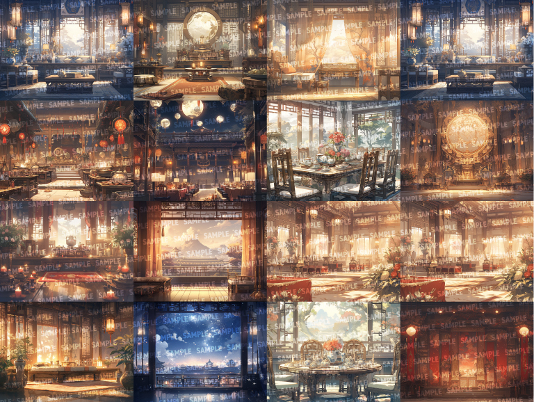 【背景200枚】中国王宮（ゲーム/TRPG背景素材/CoC/ココフォリア） - sozaiya-create - BOOTH