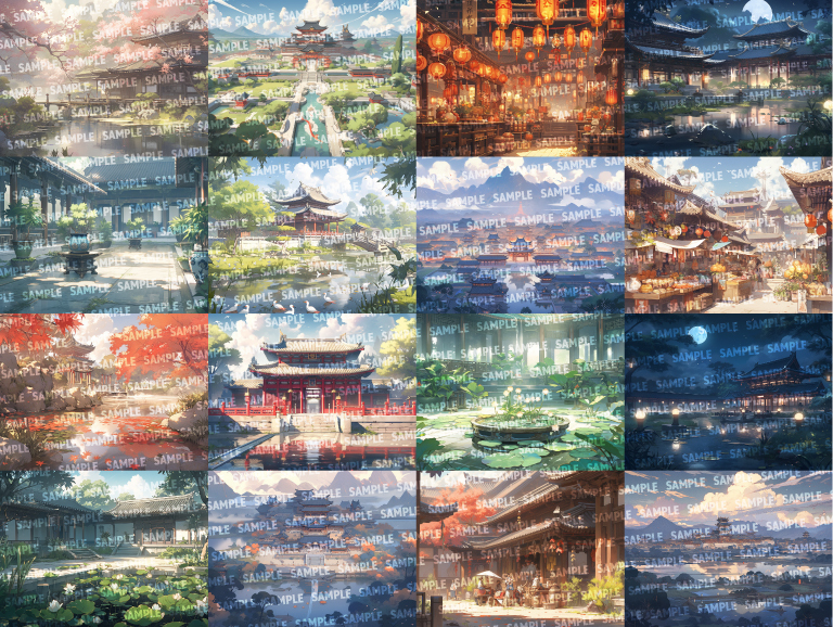 【背景200枚】中国王宮（ゲーム/TRPG背景素材/CoC/ココフォリア） - sozaiya-create - BOOTH