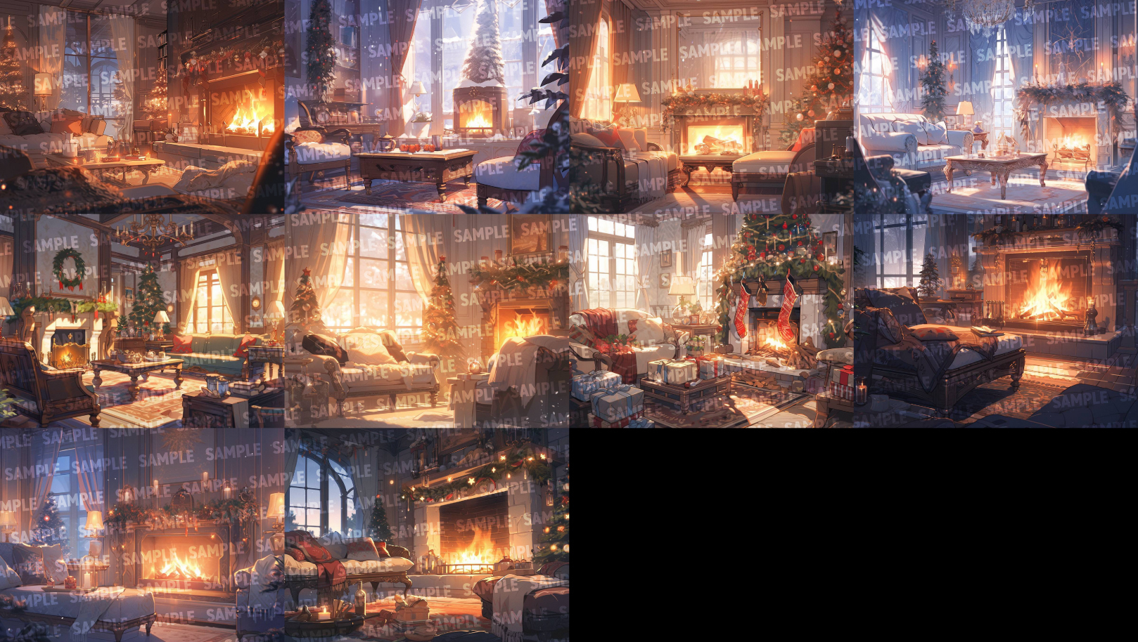 【背景/透過素材100点】クリスマスセット（png） - sozaiya-create - BOOTH