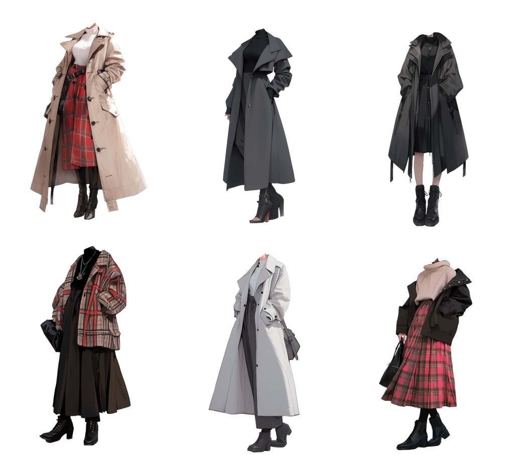 【立ち絵作成】冬服50点｜女性【透過png】 - sozaiya-create - BOOTH