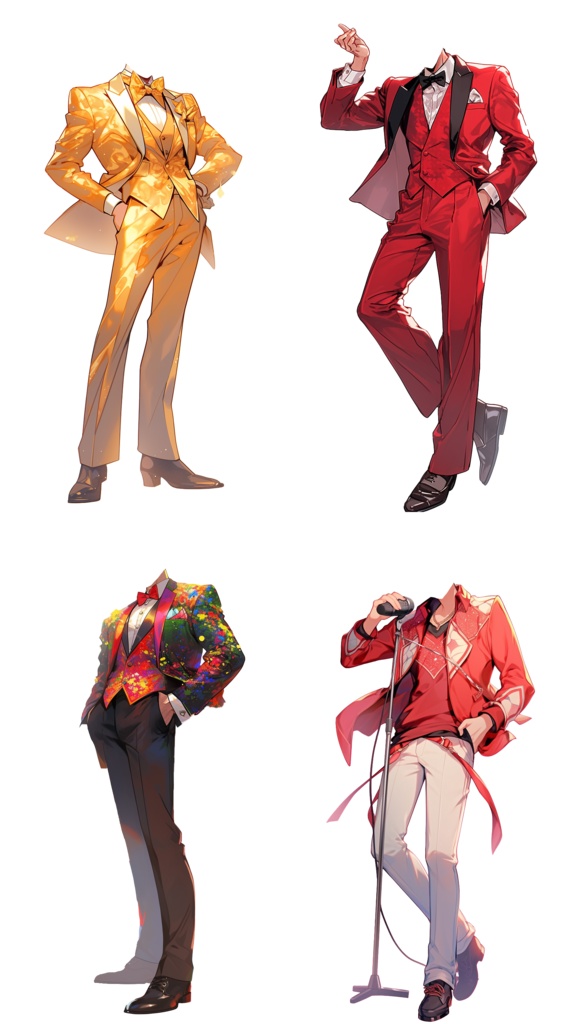 【立ち絵】職業｜男性【透過済50点】（スーツ ・運転手・医師 ・警官 ・料理人・店員 ・保育士 ・テレビ局・作業員 ・SP etc） - sozaiya-create - BOOTH