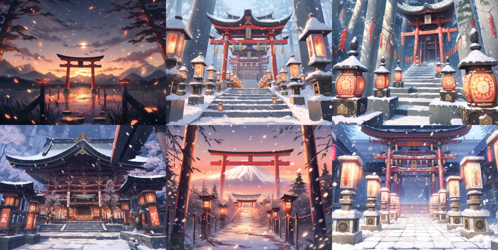 【背景＋高画質立ち絵】お正月素材セット【4:3/16:9】 - sozaiya-create - BOOTH