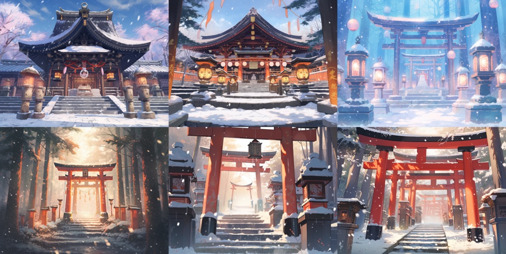 【背景＋高画質立ち絵】お正月素材セット【4:3/16:9】 - sozaiya-create - BOOTH