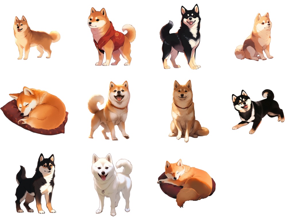 【透過素材100点】犬｜イラスト素材【png】 - sozaiya-create - BOOTH