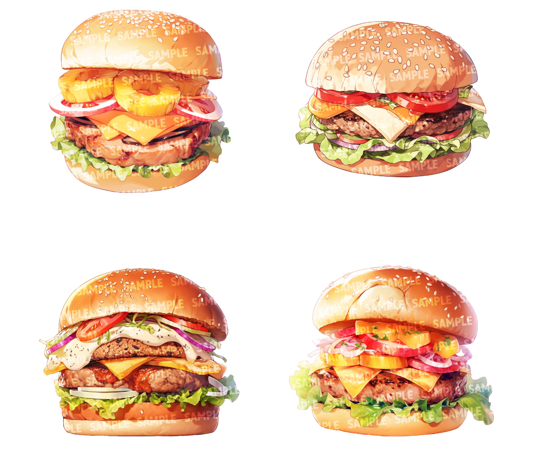 【透過素材50点】ファストフード（png） - sozaiya-create - BOOTH
