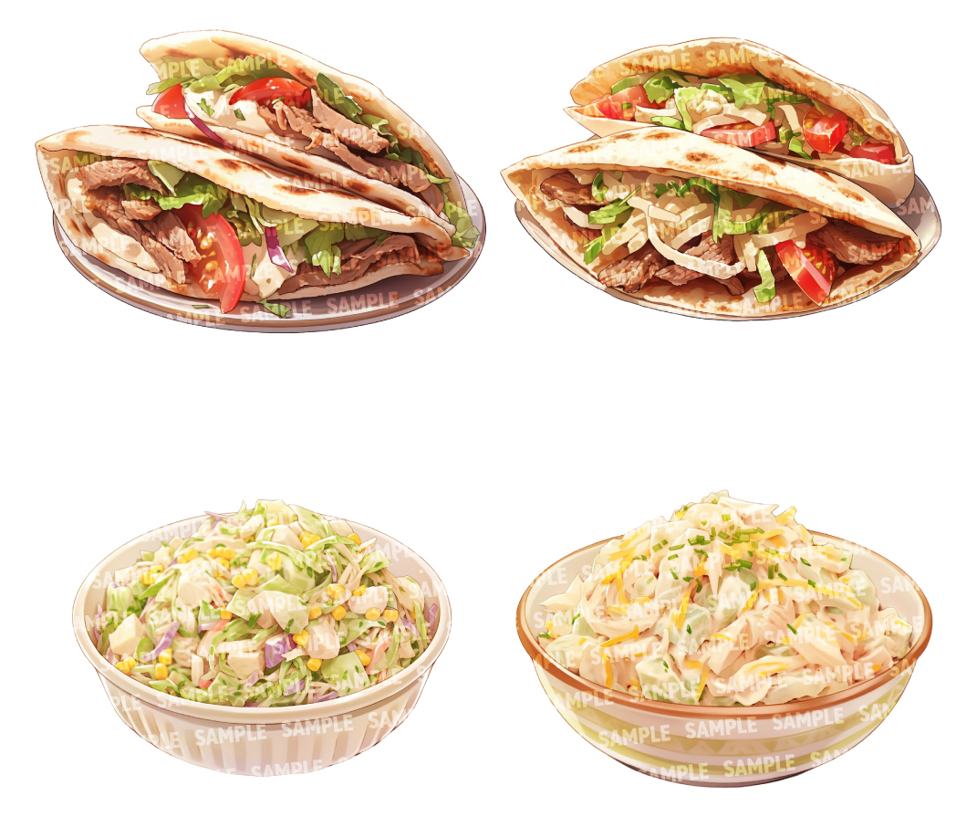 【透過素材50点】ファストフード（png） - sozaiya-create - BOOTH