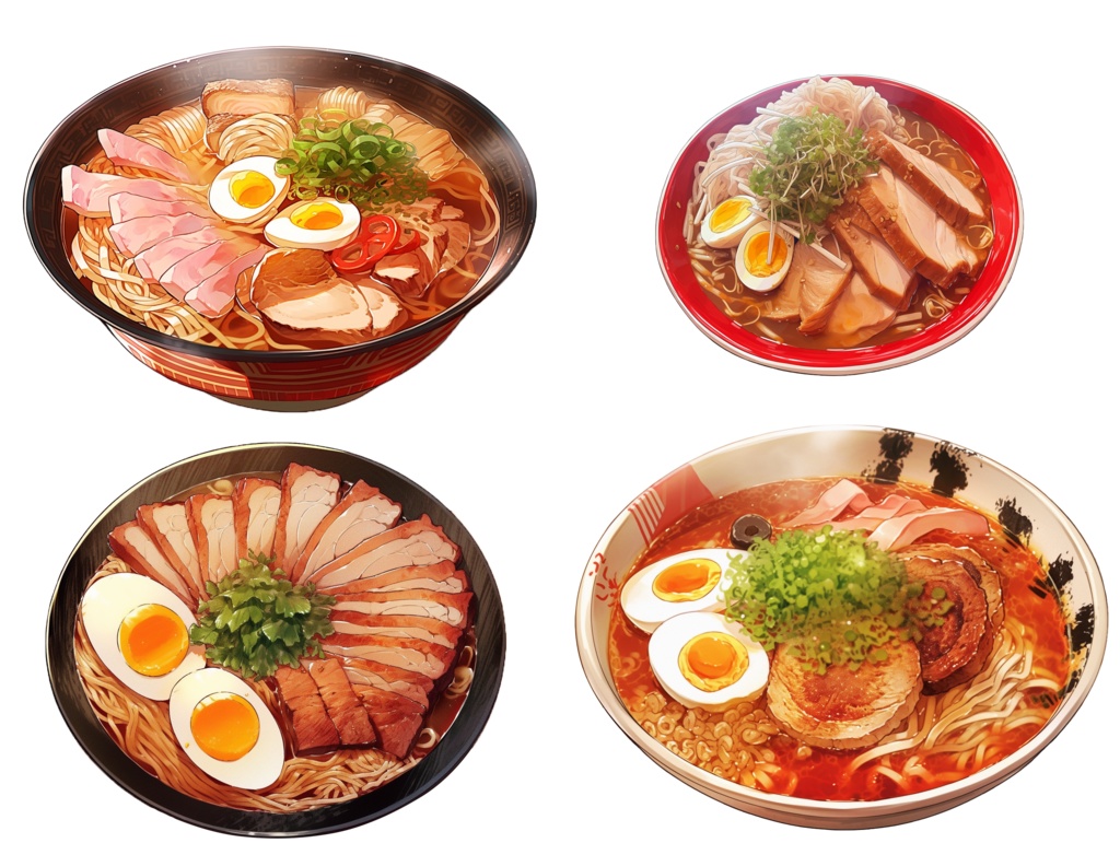 【透過済50点】中華料理｜イラスト素材【png】 - sozaiya-create - BOOTH