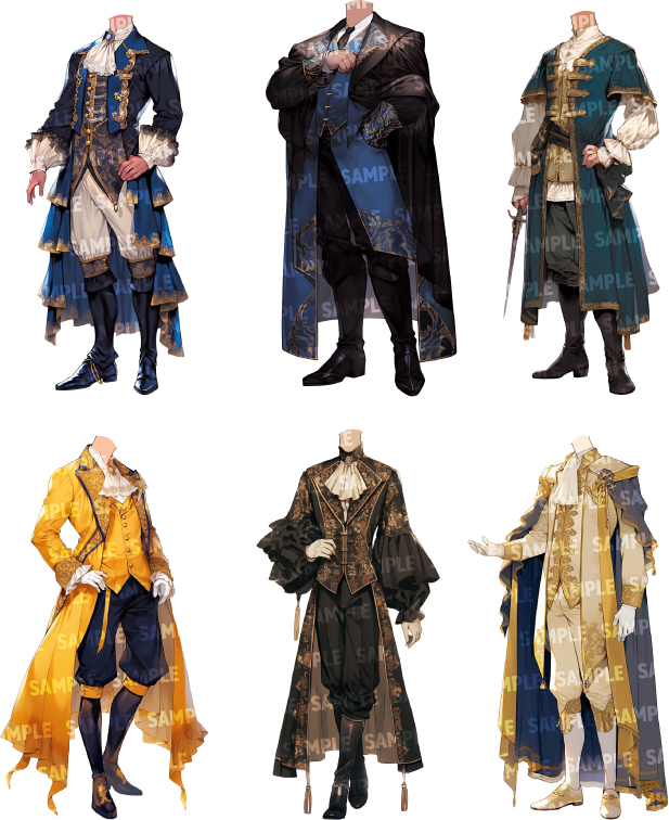 【立ち絵35点】伯爵/中世貴族（png） - sozaiya-create - BOOTH