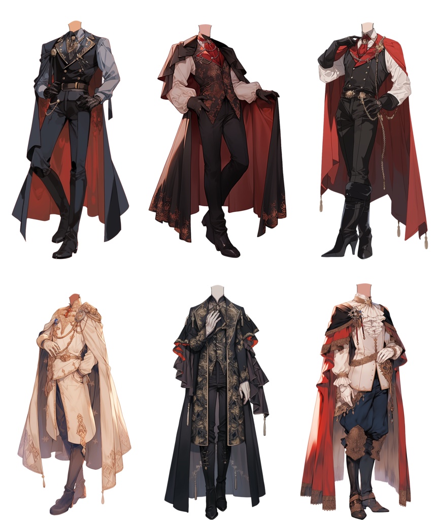 【立ち絵用】中世貴族35点｜男性｜公爵/伯爵【透過png】 - sozaiya-create - BOOTH