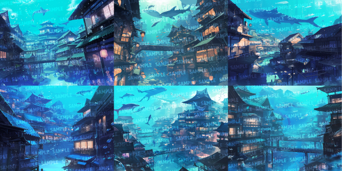 【背景30点】竜宮城（ゲーム/TRPG/CoC/ココフォリア） - sozaiya-create - BOOTH