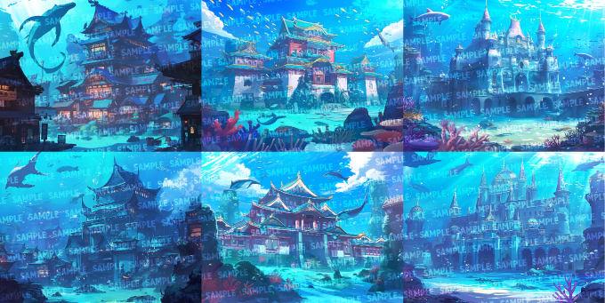 【背景30点】竜宮城（ゲーム/TRPG/CoC/ココフォリア） - sozaiya-create - BOOTH