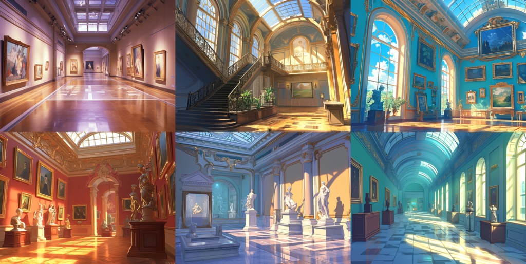 【背景素材80点】美術館/博物館【ゲーム/TRPG背景素材/CoC/ココフォリア】 - sozaiya-create - BOOTH