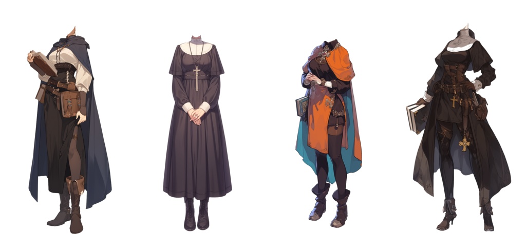 【立ち絵作成】ファンタジー80点｜女性【透過png】 - sozaiya-create - BOOTH