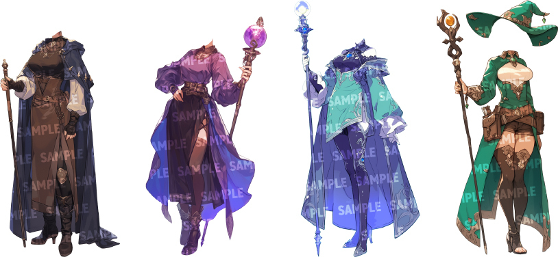 【立ち絵80点】ファンタジー｜女性（png） - sozaiya-create - BOOTH