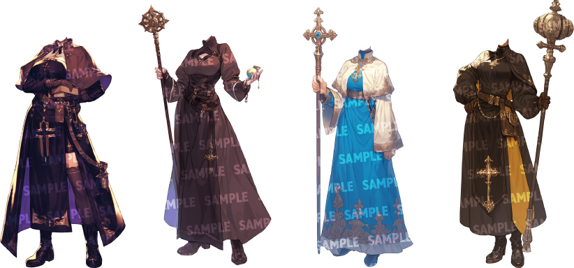 【立ち絵80点】ファンタジー｜女性（png） - sozaiya-create - BOOTH