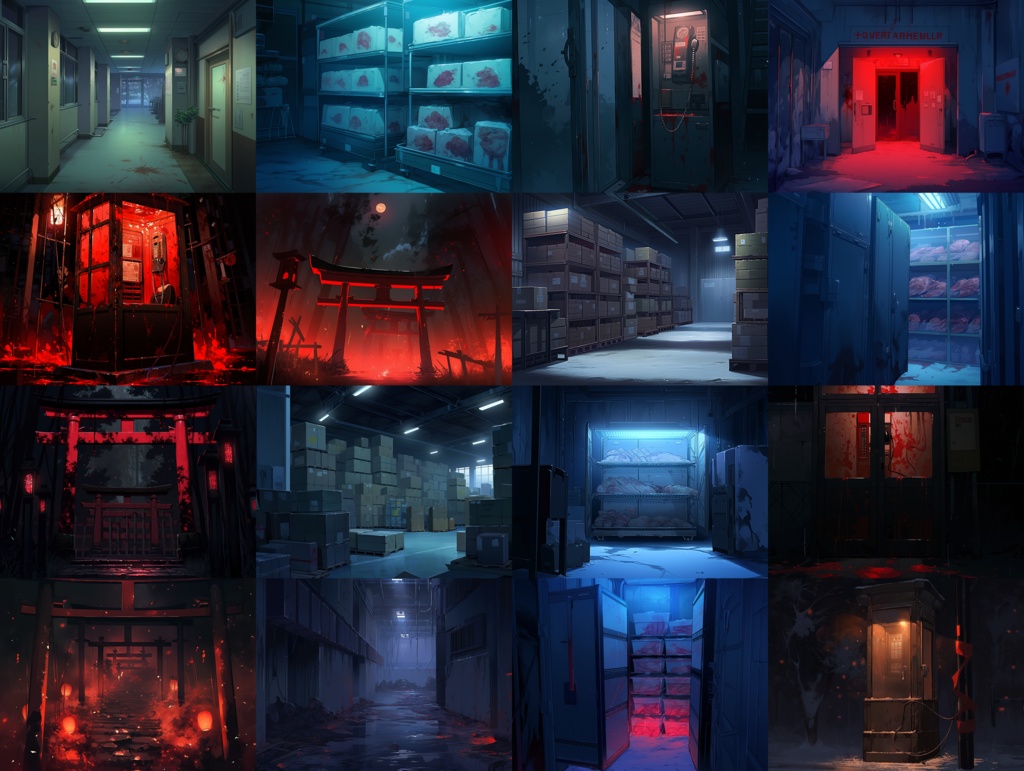 【150枚png】ホラー風背景素材【ゲーム/TRPG背景素材/CoC/ココフォリア】 - sozaiya-create - BOOTH