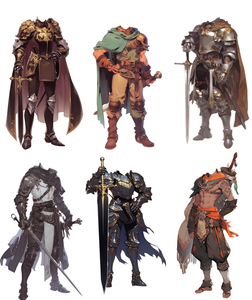 【立ち絵作成】ファンタジー80点｜男性【透過png】 - sozaiya-create - BOOTH