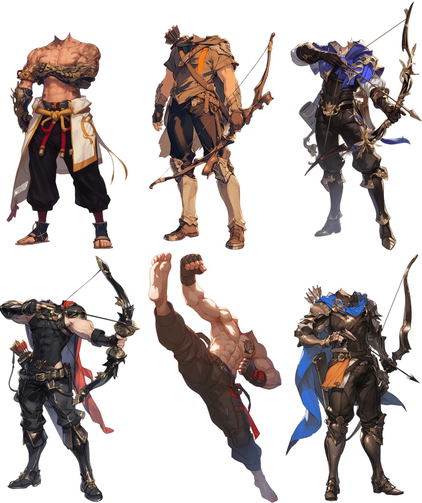 【立ち絵作成】ファンタジー80点｜男性【透過png】 - sozaiya-create - BOOTH