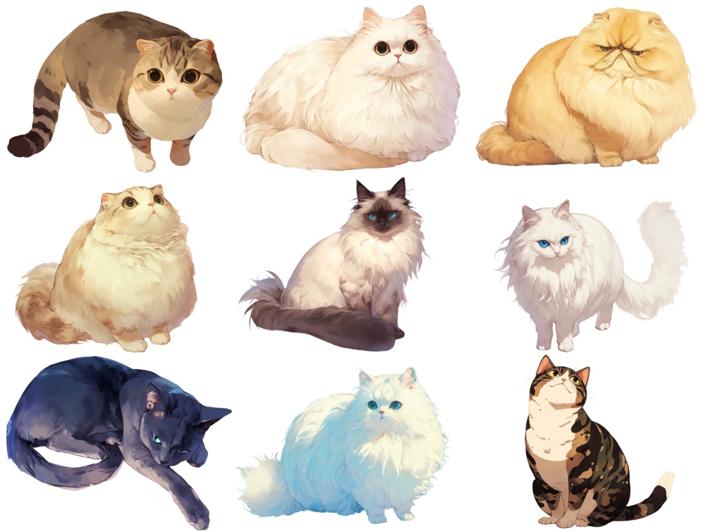 【透過素材100点】猫｜イラスト素材【png】 - sozaiya-create - BOOTH