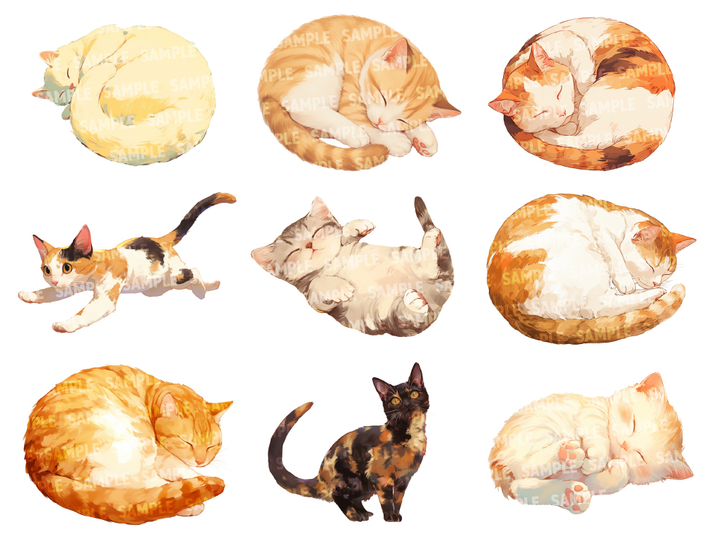 【透過素材100点】猫（png） - sozaiya-create - BOOTH