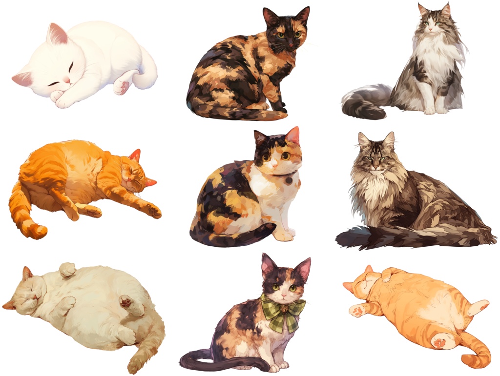 【透過素材100点】猫｜イラスト素材【png】 - sozaiya-create - BOOTH