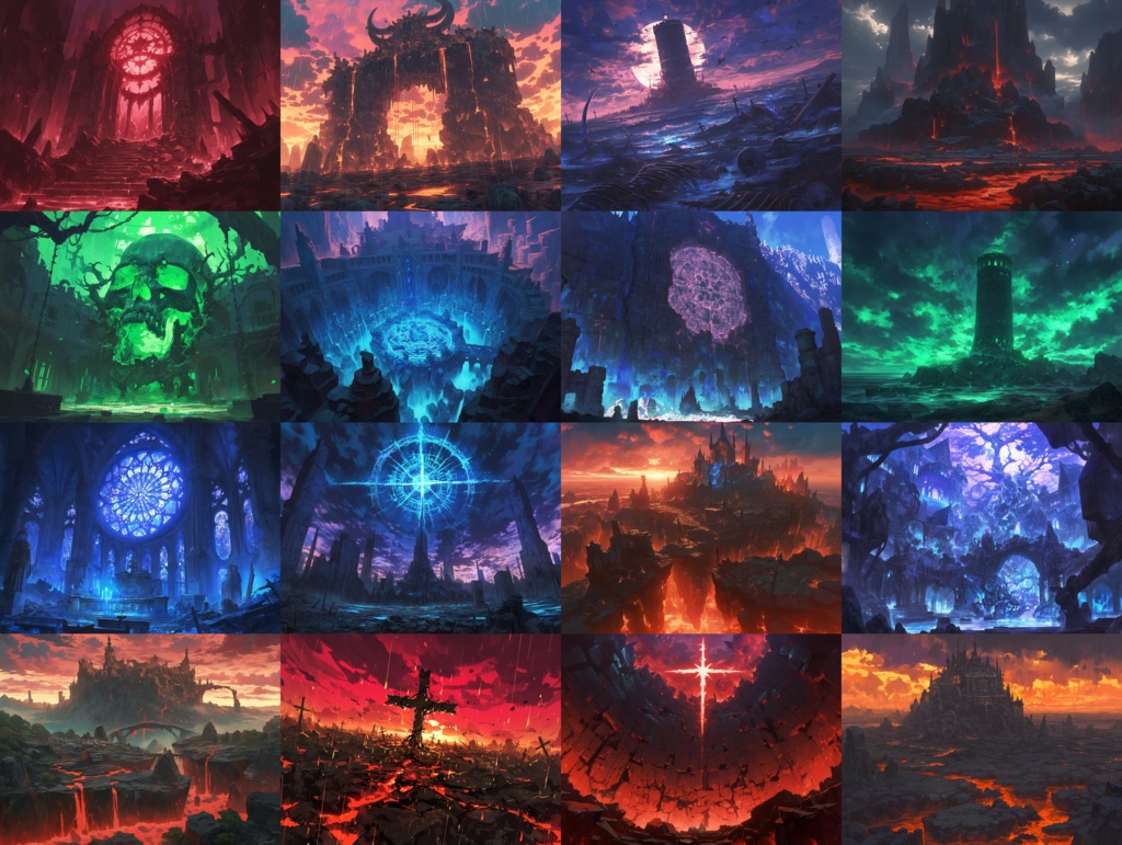 【背景100点】魔界【ゲーム/TRPG背景素材/CoC/ココフォリア】 - sozaiya-create - BOOTH