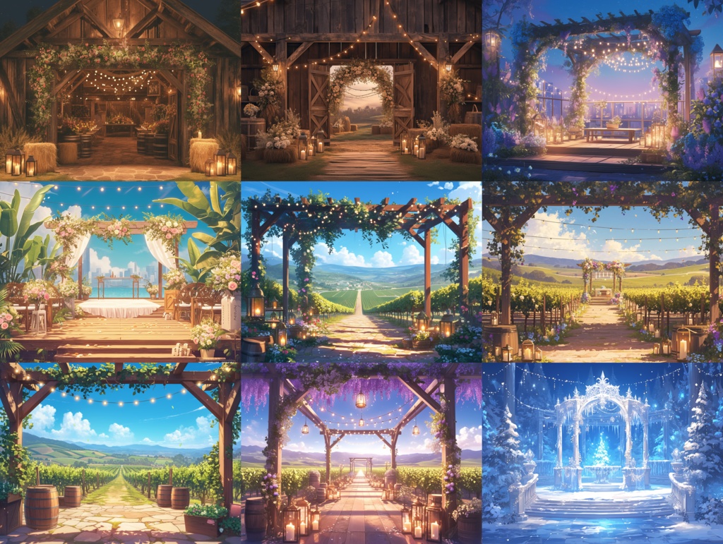 【背景70点】結婚式場【ゲーム/TRPG背景素材/CoC/ココフォリア】 - sozaiya-create - BOOTH