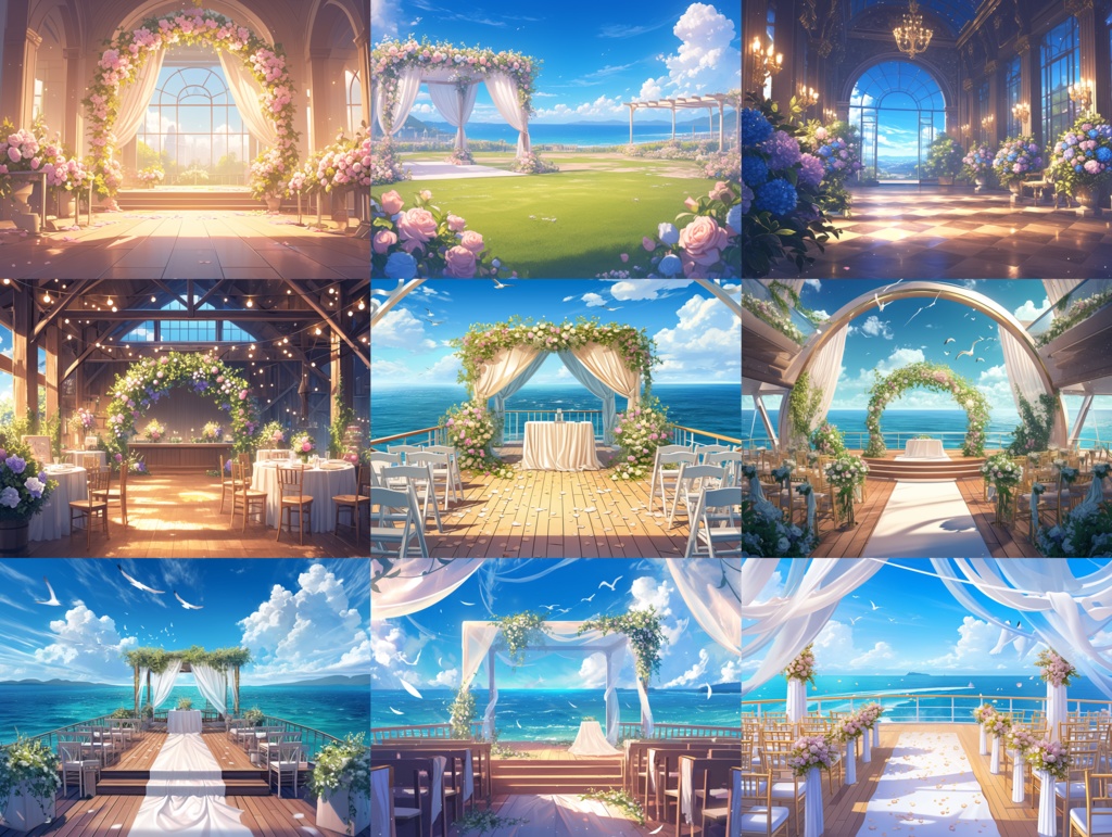 【背景70点】結婚式場【ゲーム/TRPG背景素材/CoC/ココフォリア】 - sozaiya-create - BOOTH