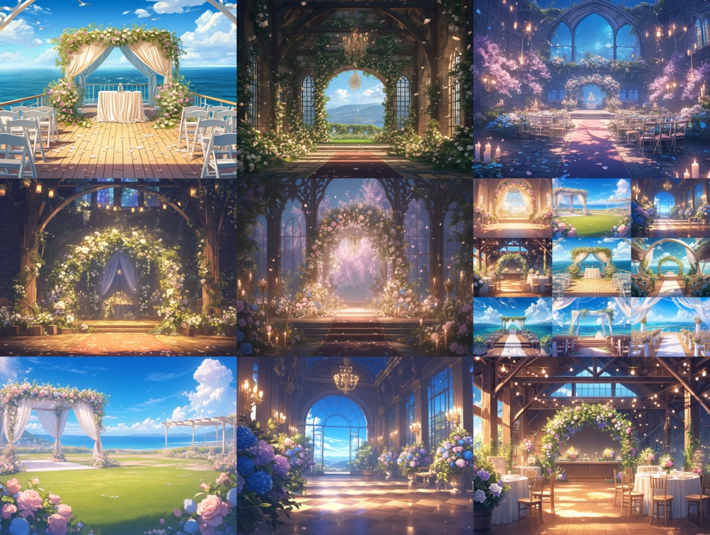 【背景70点】結婚式場【ゲーム/TRPG背景素材/CoC/ココフォリア】 - sozaiya-create - BOOTH