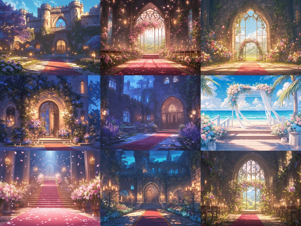 【背景70点】結婚式場【ゲーム/TRPG背景素材/CoC/ココフォリア】 - sozaiya-create - BOOTH