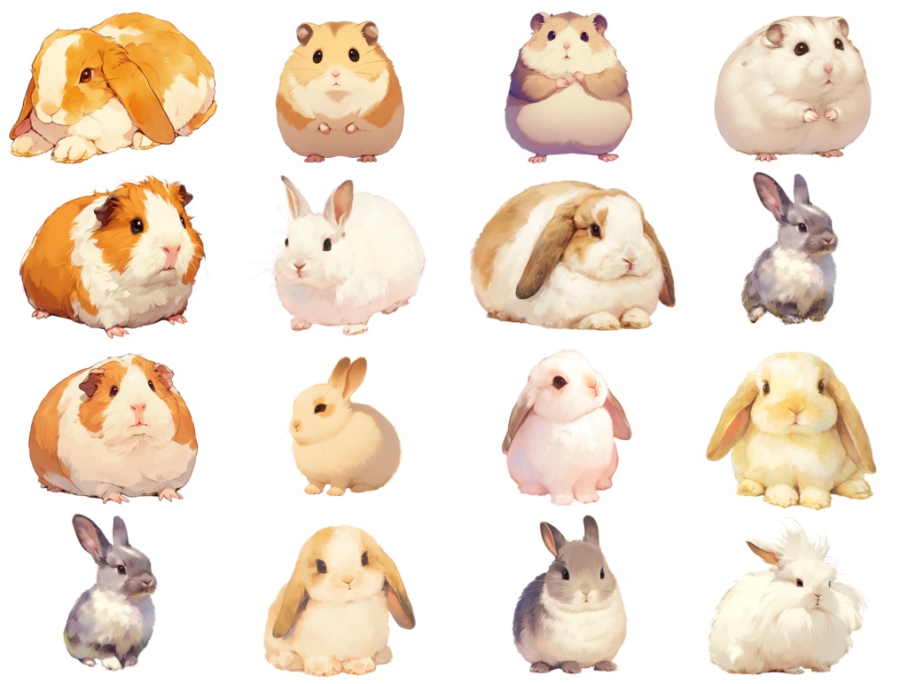 【ペット/小動物/爬虫類/両生類】透過イラスト素材80点【png】 - sozaiya-create - BOOTH