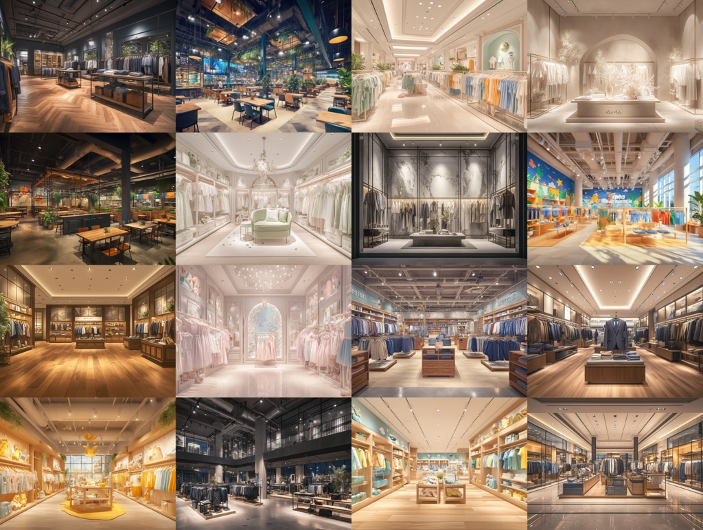 【背景】ショッピングモール/服屋/本屋/外観/駐車場80点【ゲーム/TRPG背景素材/CoC/ココフォリア】 - sozaiya-create - BOOTH