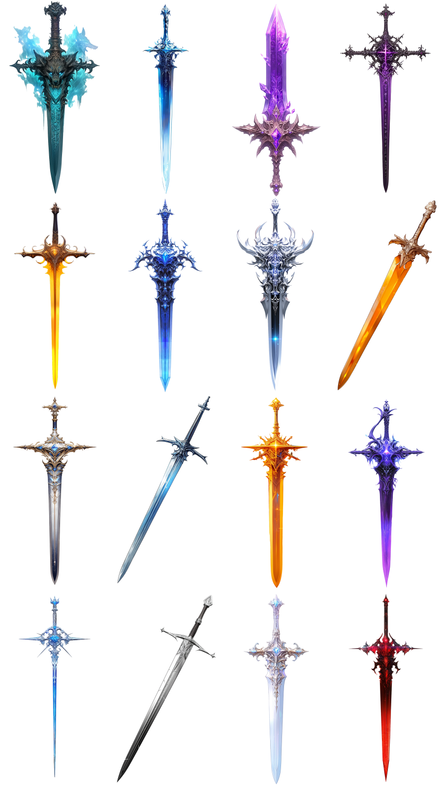 【透過素材145点】武器いろいろ｜RPG風【png】 - sozaiya-create - BOOTH