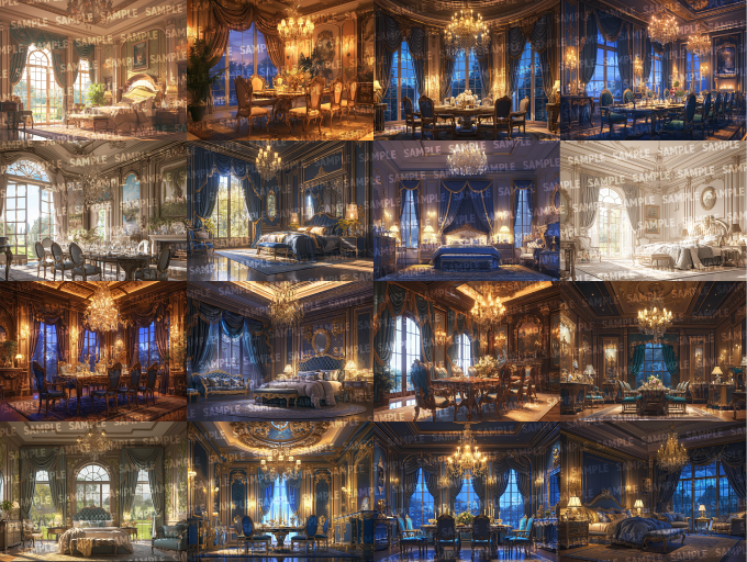 【背景100枚】豪邸（ゲーム/TRPG/CoC/ココフォリア） - sozaiya-create - BOOTH