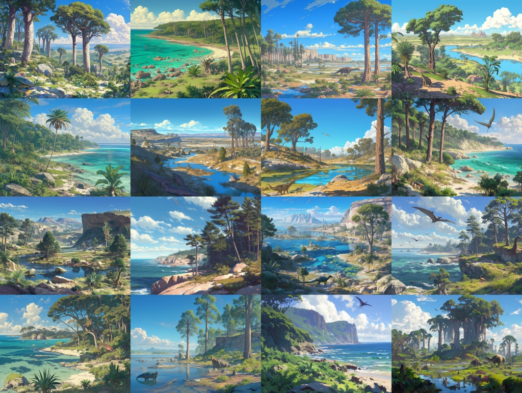 【背景】白亜紀160点【ゲーム/TRPG背景素材/CoC/ココフォリア】 - sozaiya-create - BOOTH