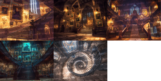 【背景112枚】魔法学校（ゲーム/TRPG/CoC/ココフォリア） - sozaiya-create - BOOTH