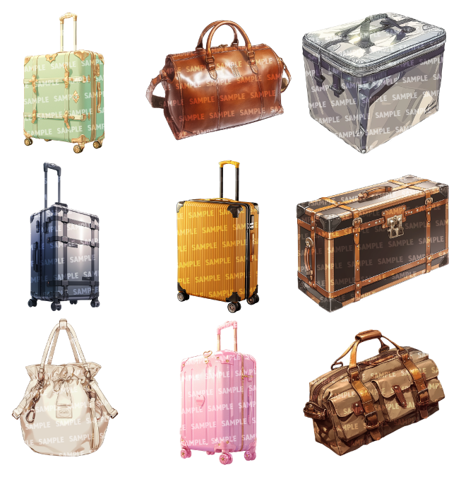 【透過素材50点】バッグ（png） - sozaiya-create - BOOTH