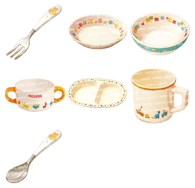 【透過素材70点】食器（png） - sozaiya-create - BOOTH