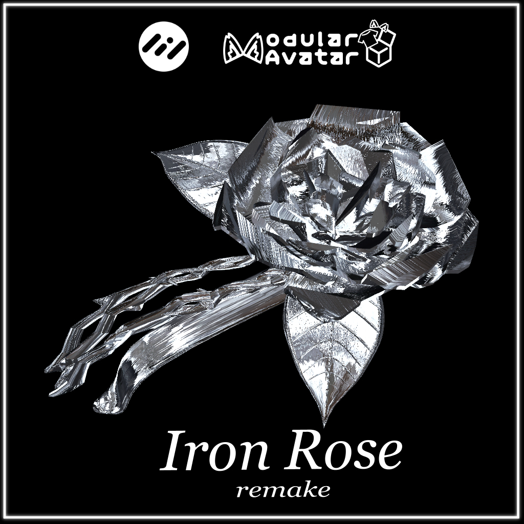 【VRChat】Iron Rose remake【MA対応】 - Black Polygone - BOOTH