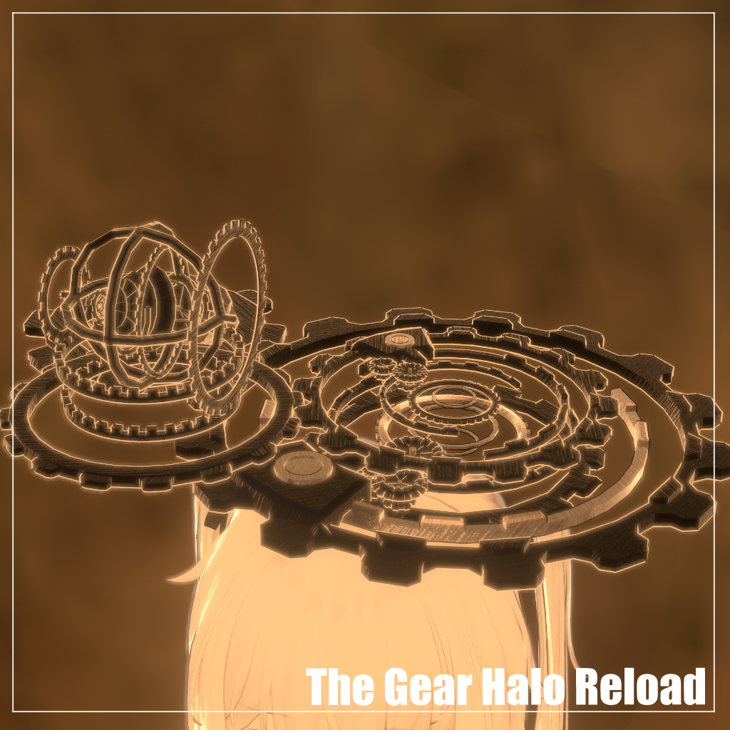 【VRChat】The Gear Halo Reload【MA対応】 - Black Polygone - BOOTH